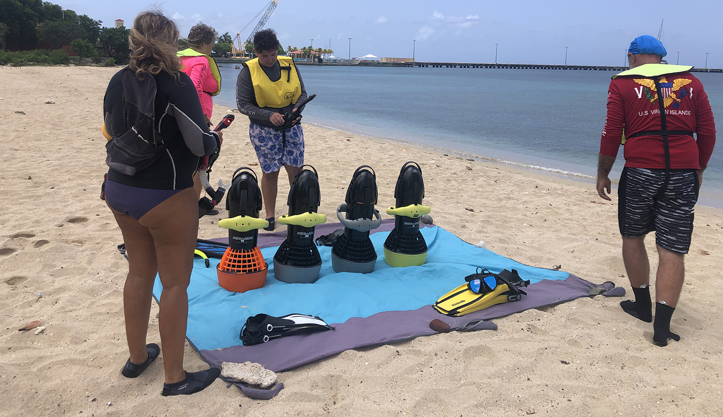 Mermaid Adventures Snorkel Tour on a Seascooter | GoToStCroix